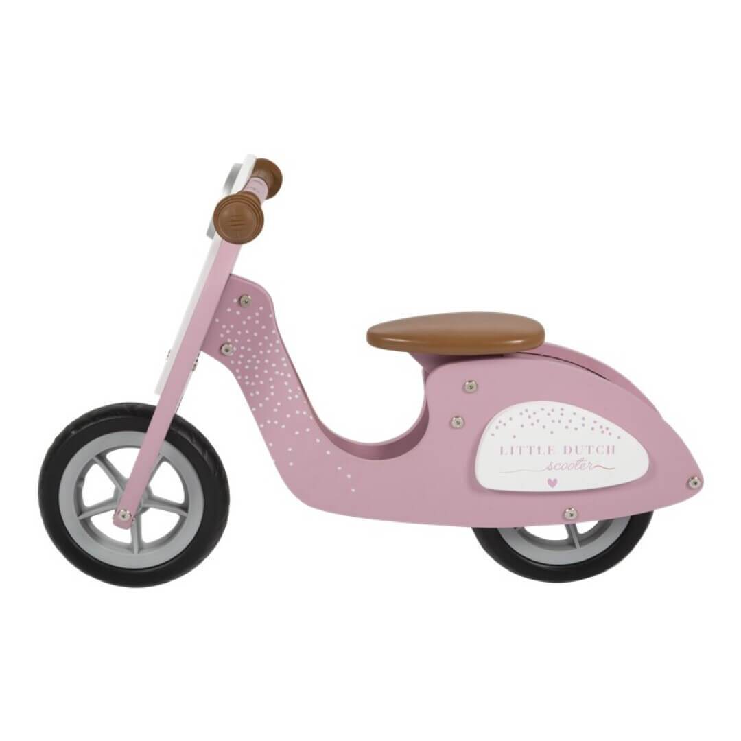 Moto scooter de madera rosada de Little Dutch 🛵 | Canarias – El Mundo ...